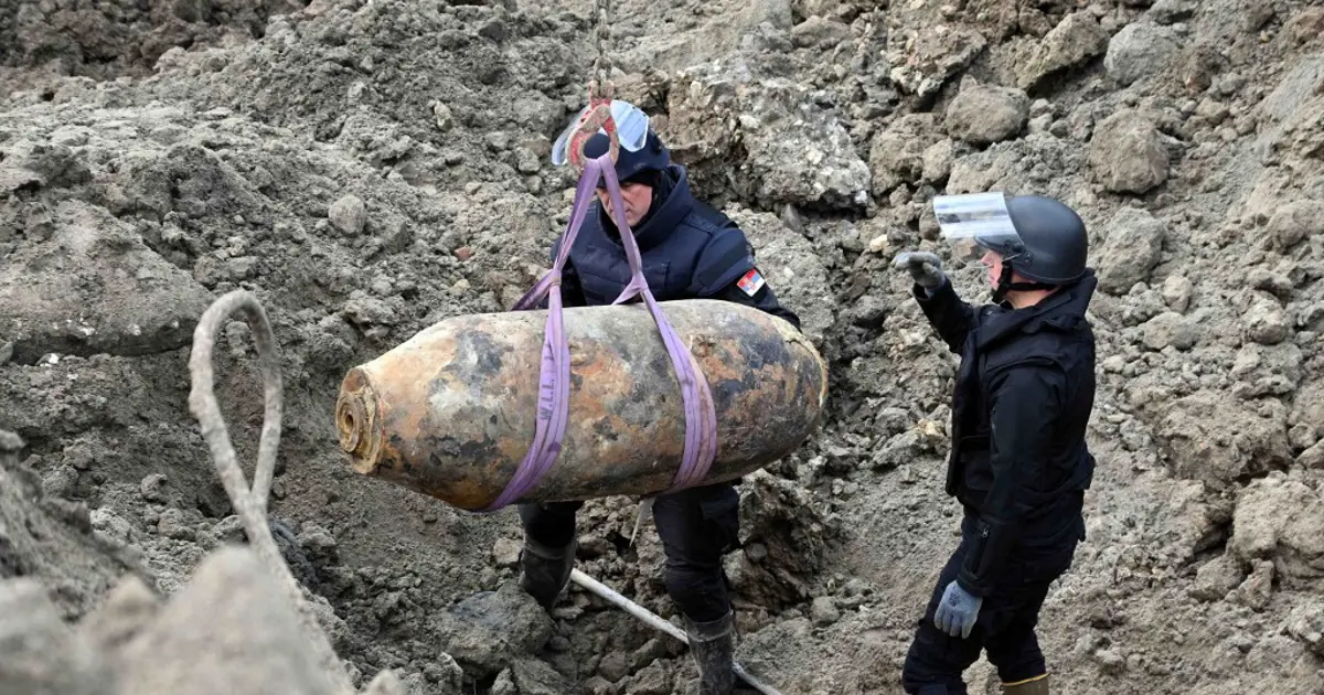 2.Dünya Savaşı'na ait. 470 kilogramlık bomba imha edildi | NTV Haber