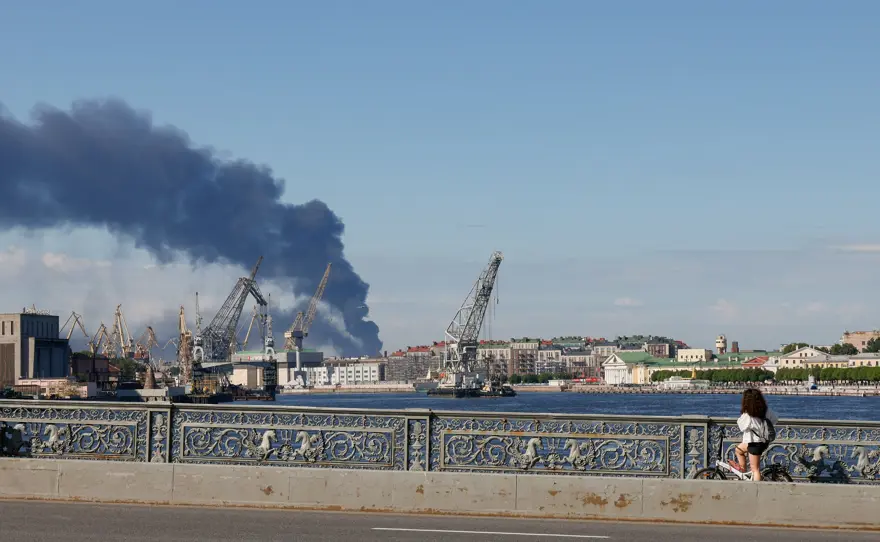 "Rusya'nın Davos"u sirenlerle açıldı. Ukrayna'dan St. Petersburg'a ...