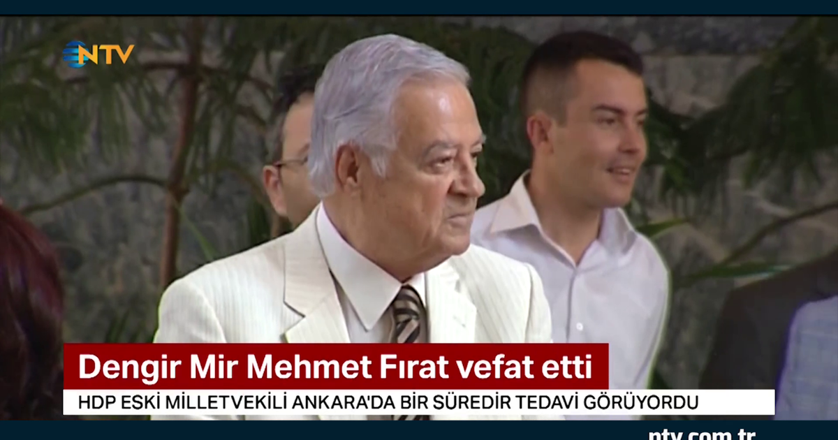 Dengir Mir Mehmet Fırat vefat etti | NTV Haber