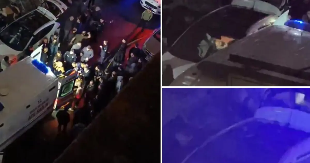 İstanbul’da 4’üncü kattan otomobilin içine düşen işçi ağır yaralandı ...