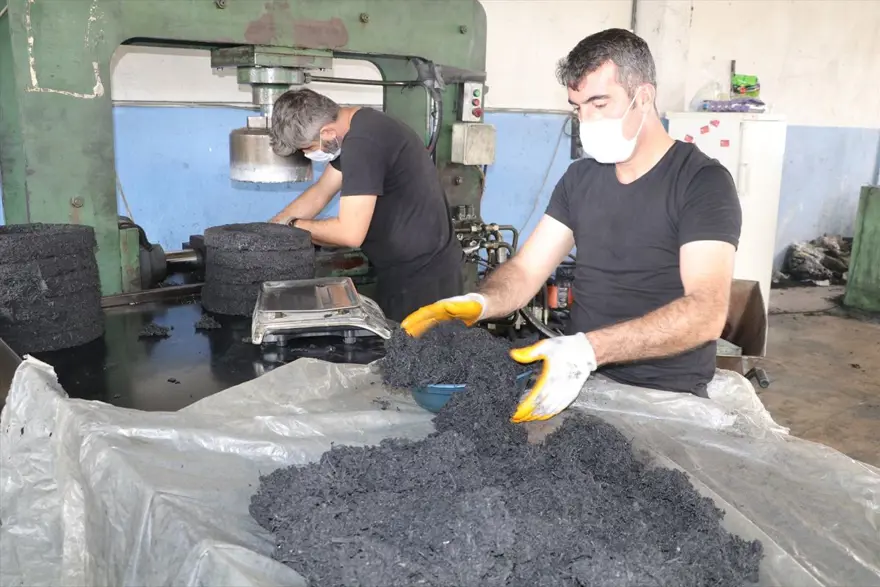 Hurda lastikler KOSGEB desteğiyle yeniden dönüyor | NTV Haber