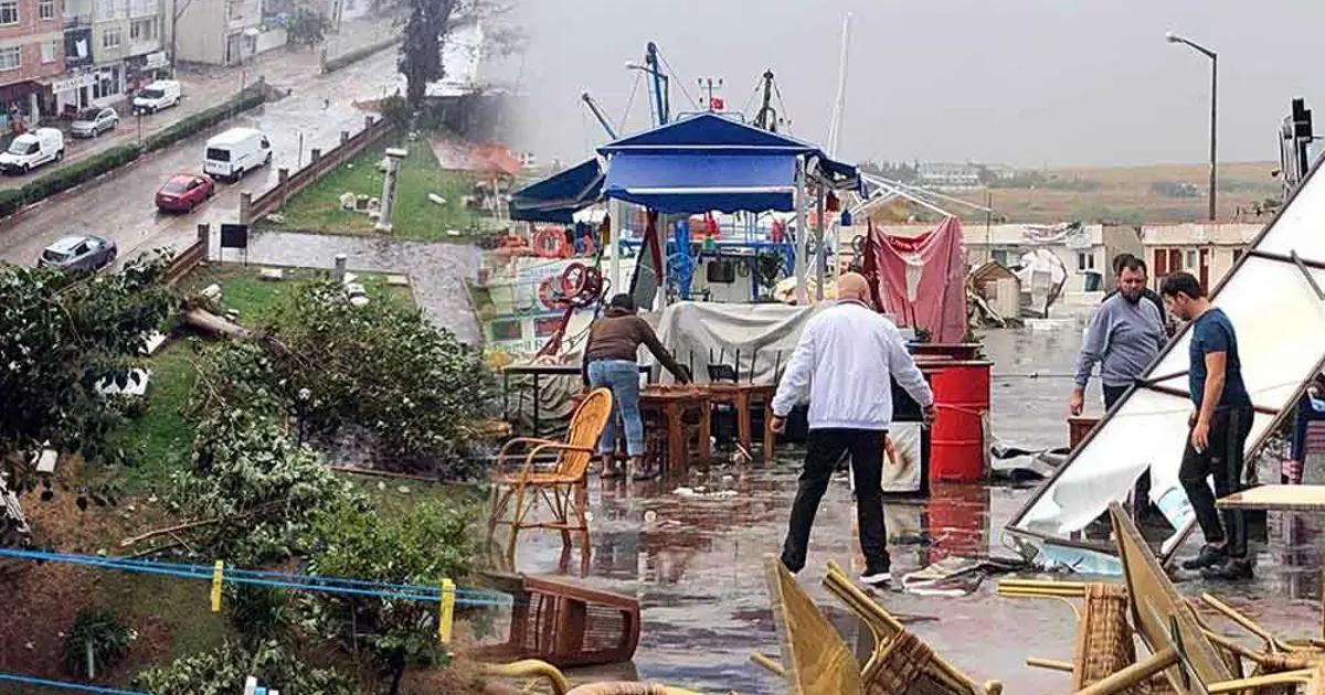 Tekirdağ'da hortum meydana geldi | NTV Haber