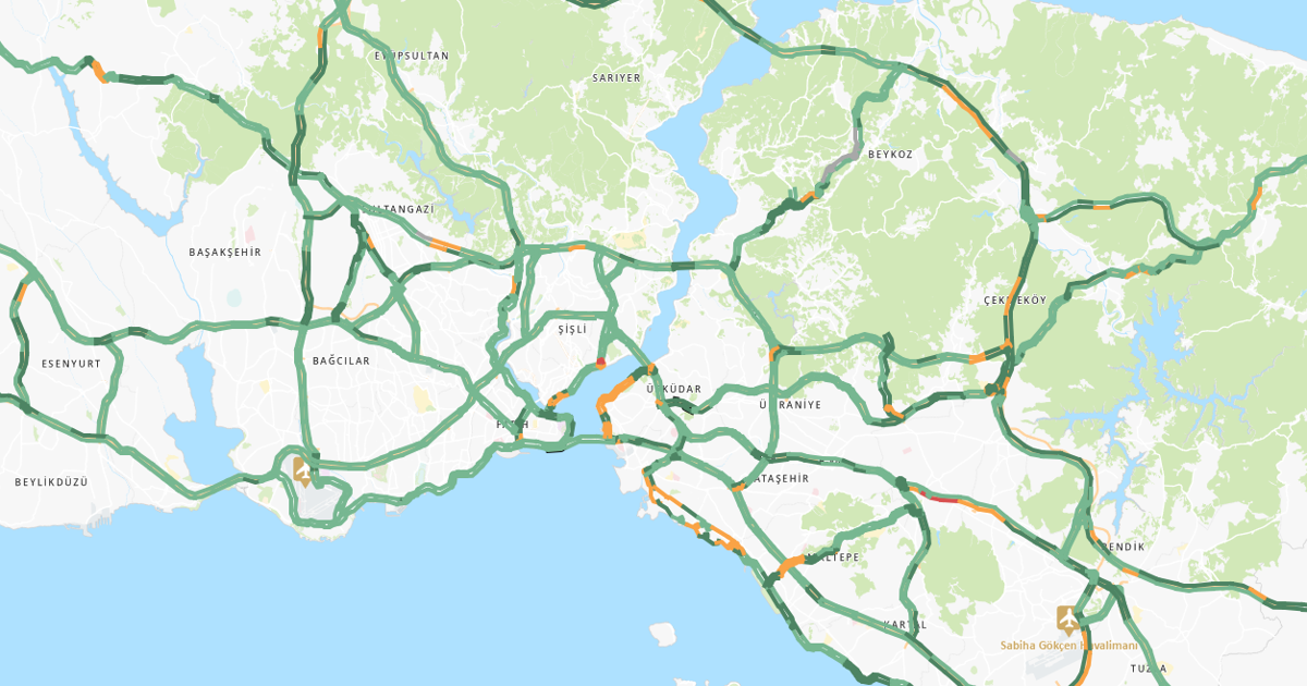 İstanbul trafiğinde tatil rahatlığı. Yoğunluk yüzde 8 | NTV Haber