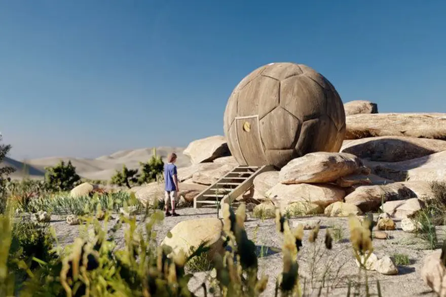 Dünyanın en ilginç tasarımlı 10 evi! Futbol topu, patates ve UFO ...