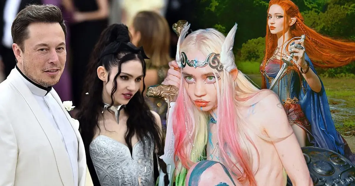 Elon Musk'ın eski sevgilisi şarkıcı Grimes elf kulağı ameliyatı ...