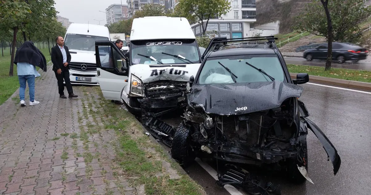Samsun'da trafik kazası: 6 yaralı | NTV Haber