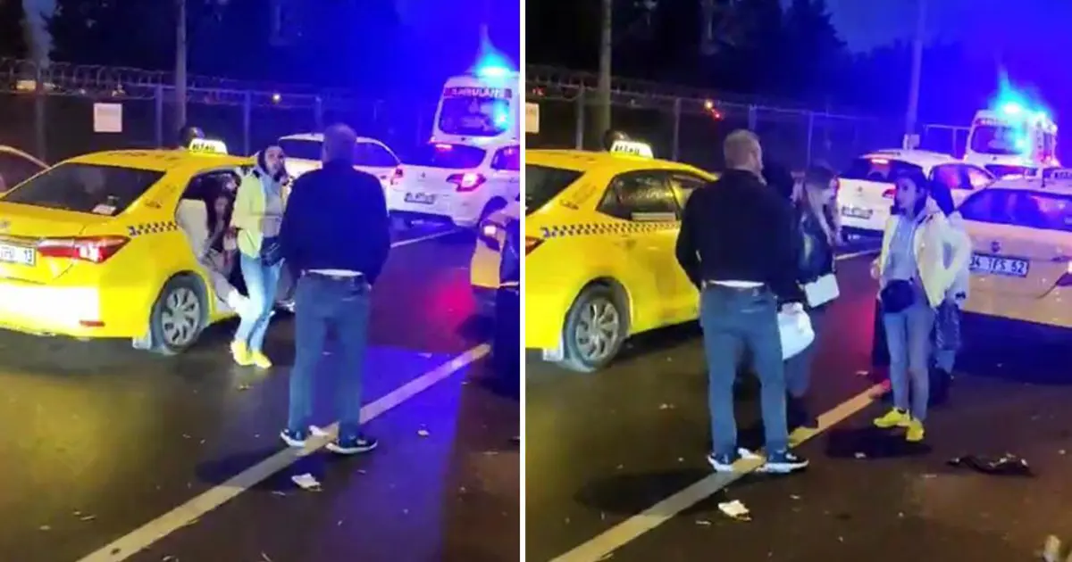 Gideceği yeri beğenmeyen taksici aracını yolun ortasında bıraktı: “Alın ...