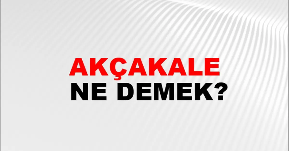 Akçakale Nasıl Yazılır? | NTV Haber