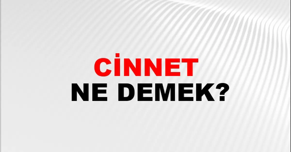 Cinnet Eş Anlamlısı - Cinnet Kelimesinin Eş Anlamlısı Nedir? | NTV Haber
