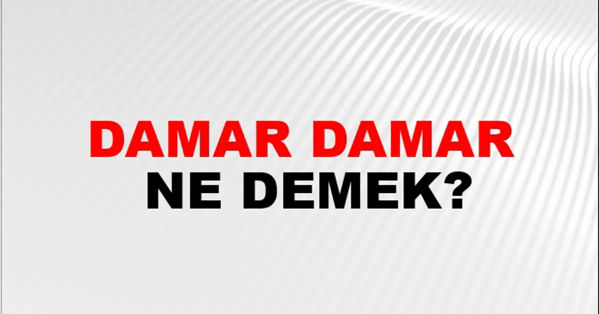 Damar Damar Nasıl Yazılır? | NTV Haber