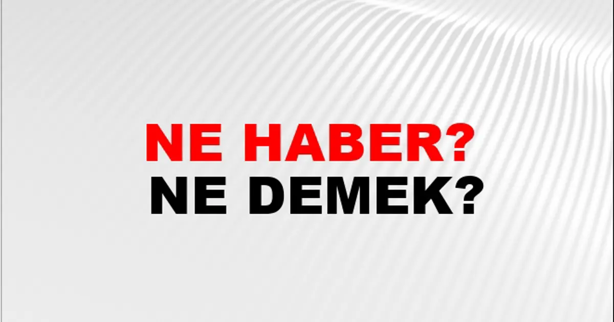 Ne Haber? Nasıl Yazılır? | NTV Haber