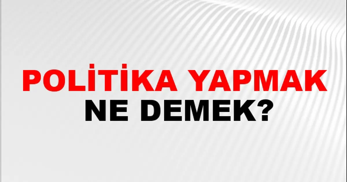 Politika Yapmak Nasıl Yazılır? | NTV Haber